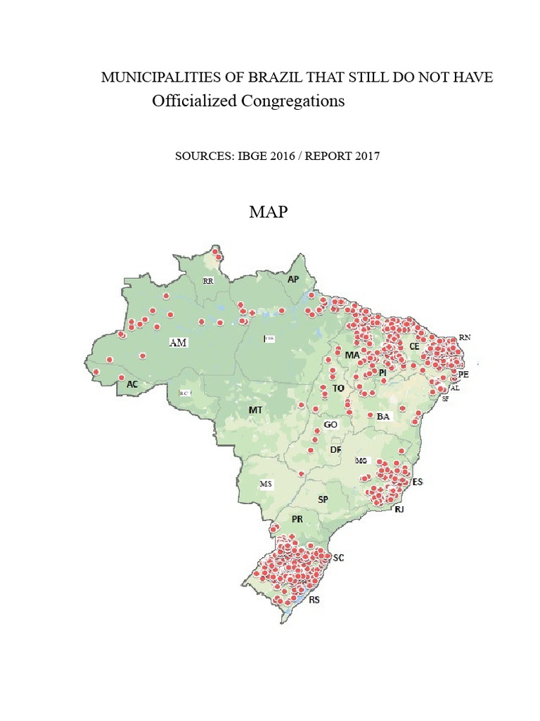 Report - Municipalities That Do Not Have CCB | PDF | Brazil