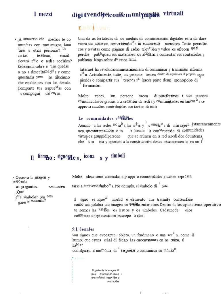 Mezzi Di Comunicazione e Altri Sistemi Simbolici | PDF