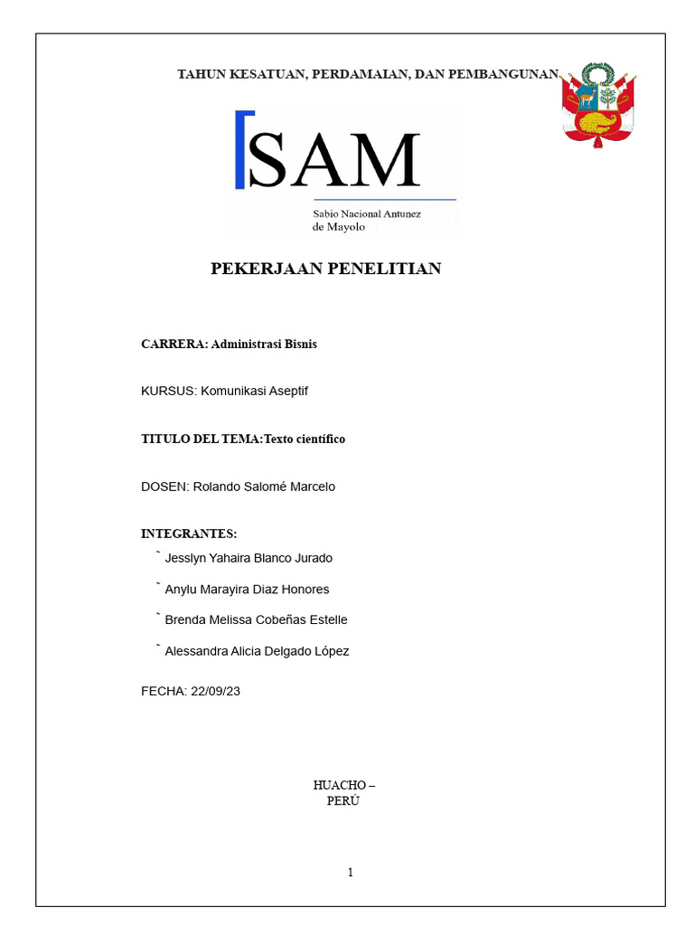 TEKS ILMIAH - Penelitian | PDF