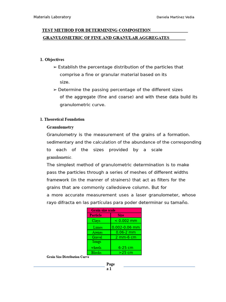 Granulometry | PDF | Sand | Gravel