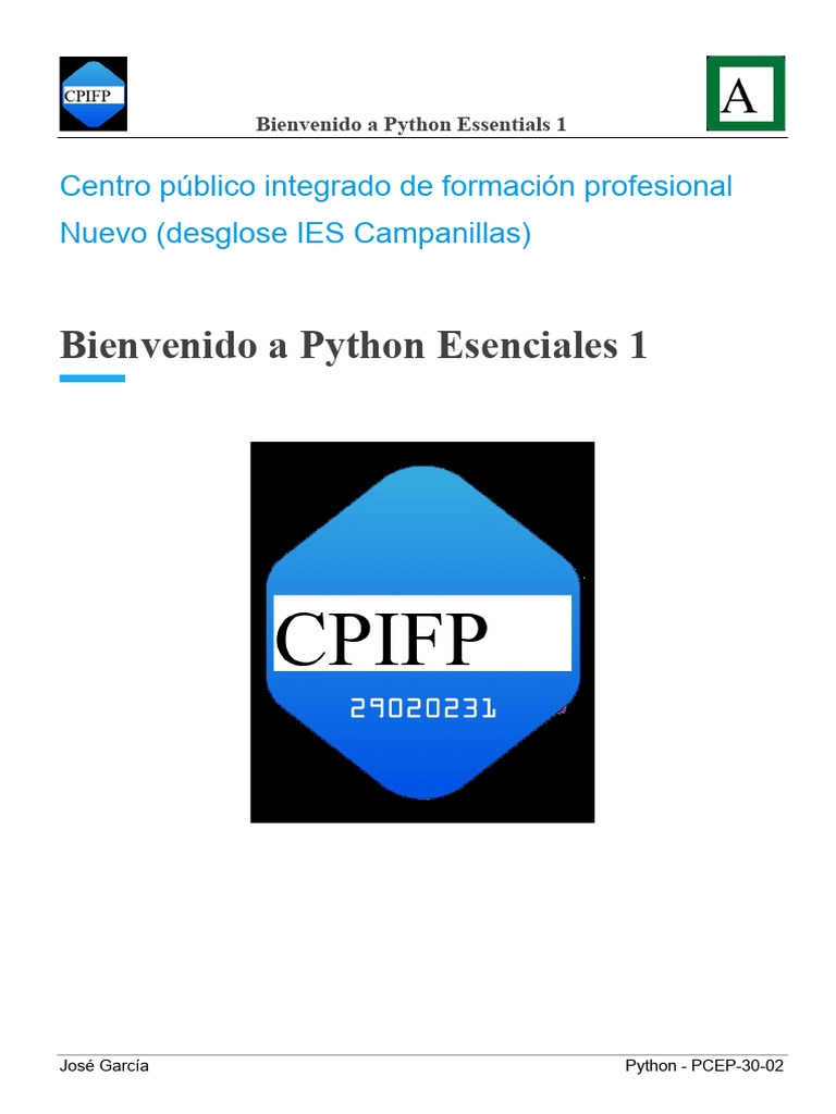 00-Esenciales de Python 1 (Alineado con PCEP-30-02) | PDF | Python (lenguaje de programación ...