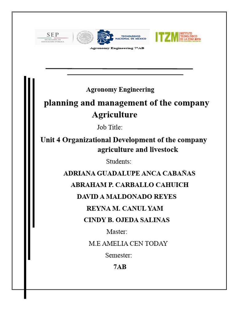 UNIT 4 Planning (1) | PDF | Innovation | Conceptual Model