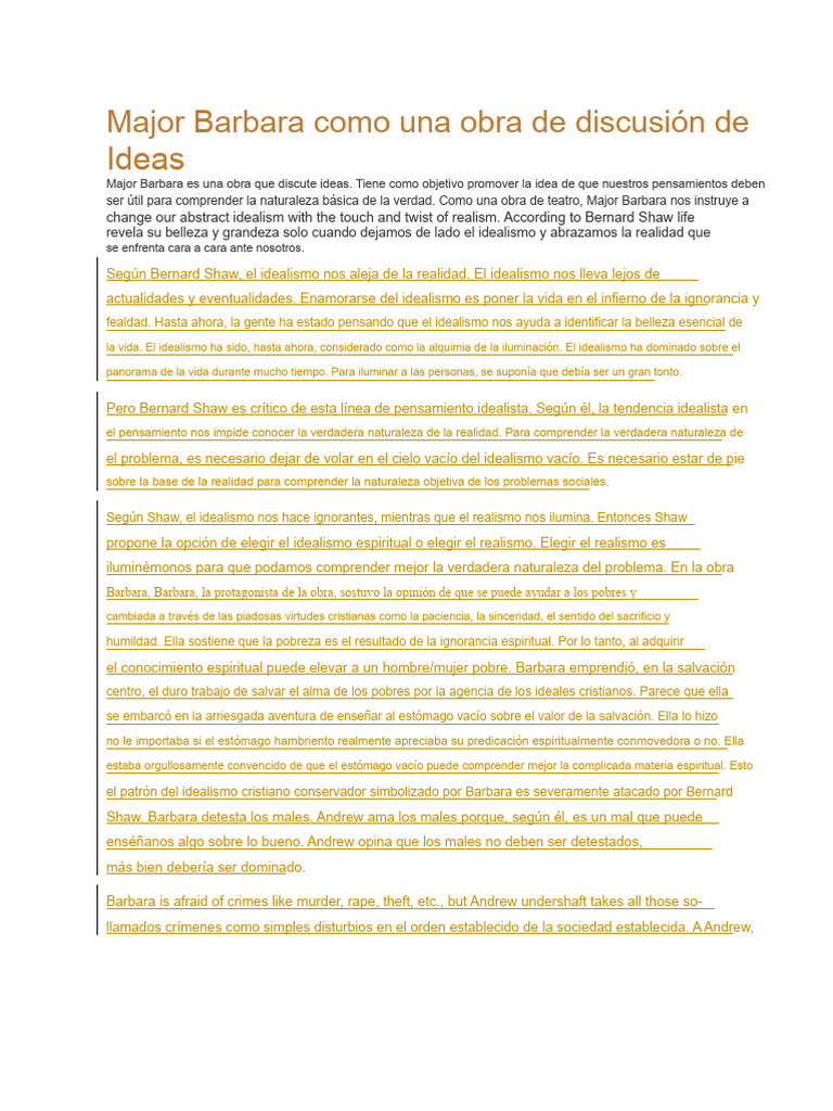 mayor barbara.docx | PDF | Pobreza | Pobreza e indigencia