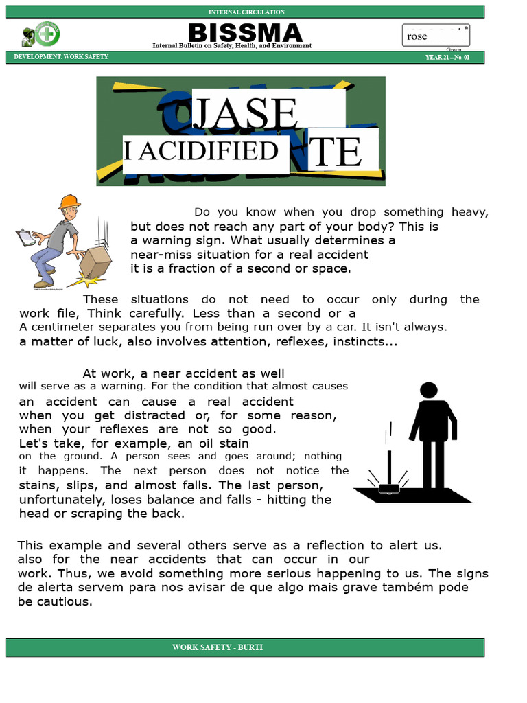 2nd BISSMA YEAR 21 No. 01 - THEME WORK SAFETY - NEAR MISS | PDF