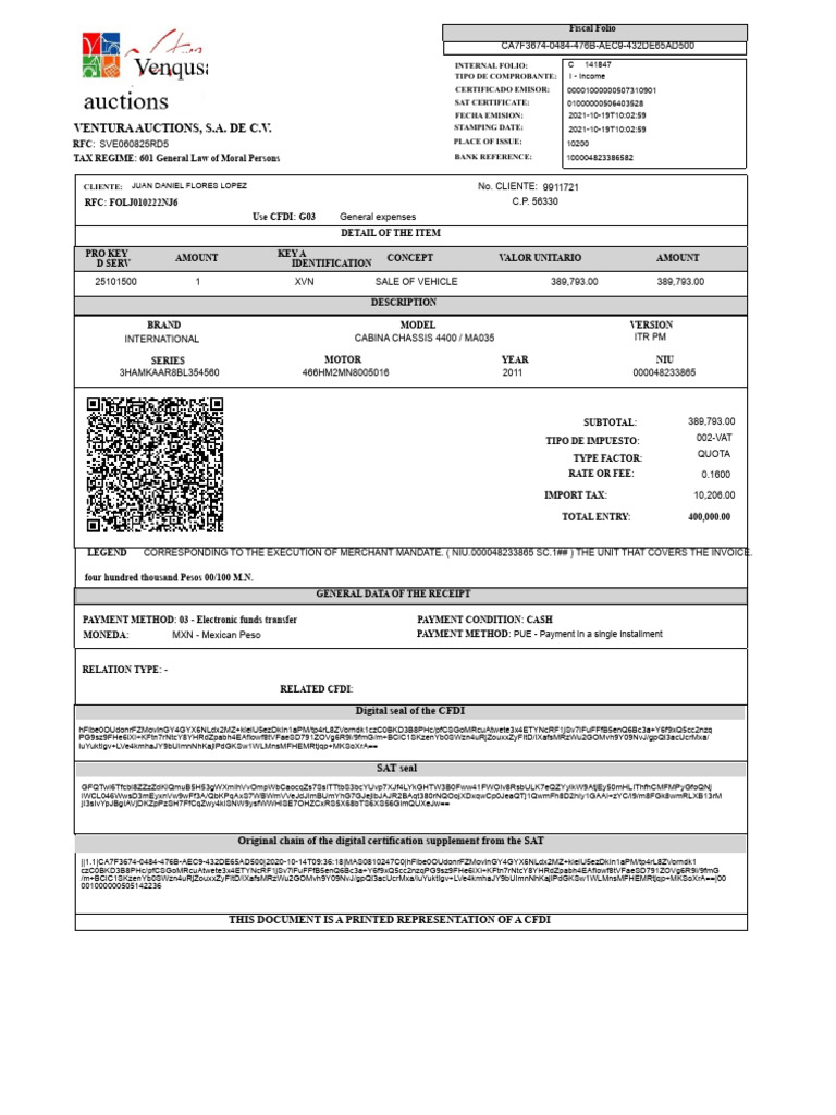 Invoice from Trailer International | PDF | Receipt | Invoice