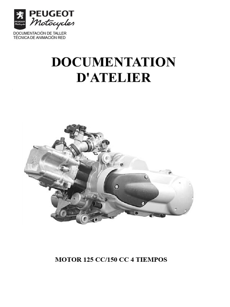 Motor 125 CC/150 CC 4 Tiempos | PDF | Tornillo | Inyección de combustible