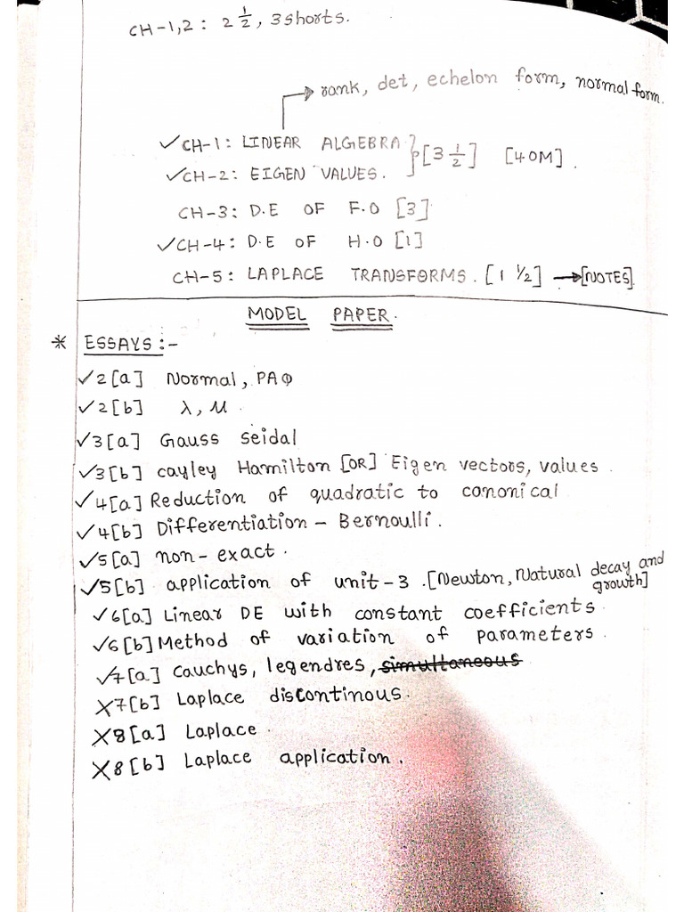 Differential Equations of Higher Order | PDF