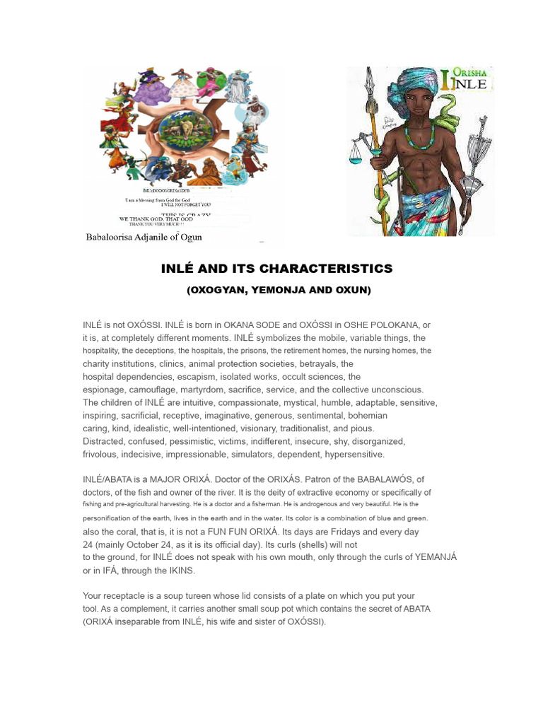 Characteristics of Inlé and Its Symbolism | PDF | Foods | Cuisine