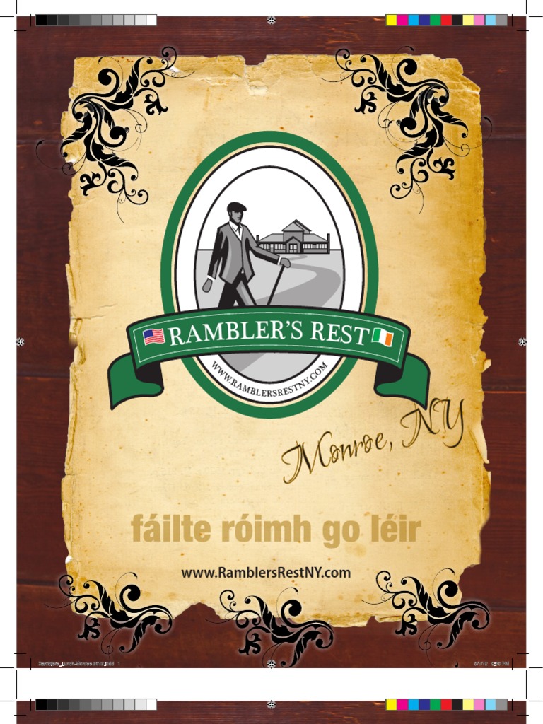 Ramblers Restaurant Menu Overview | PDF | French Fries | Salad