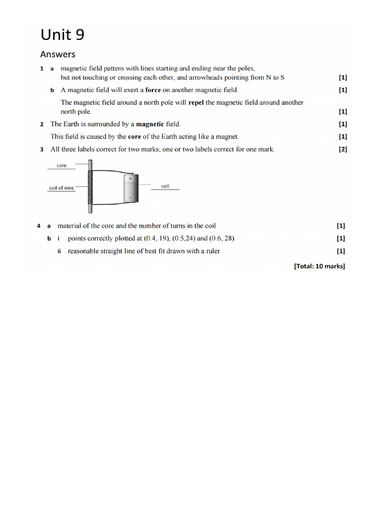 Unit9 Test Answers | PDF