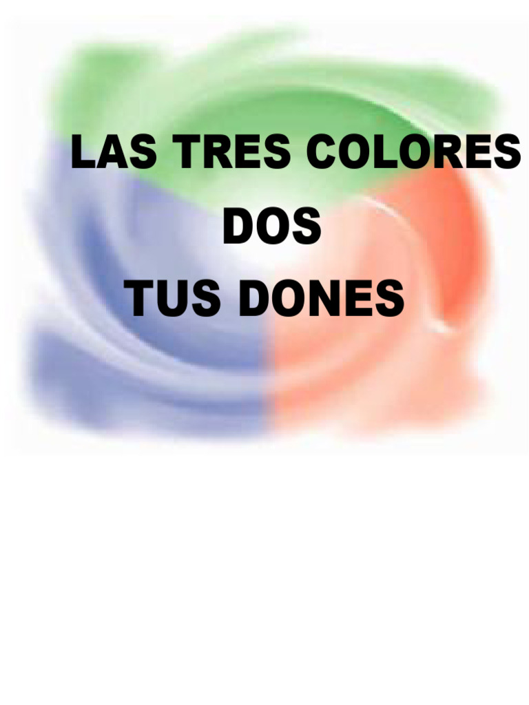 47533590 como 3 Colores de Tus Dones | PDF | Don espiritual | Cristo ...