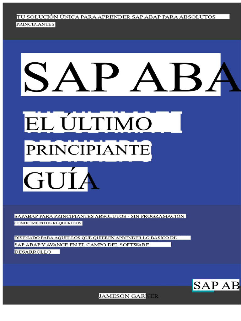 Guía Definitiva para Principiantes en SAP ABAP | PDF | Programa de ...