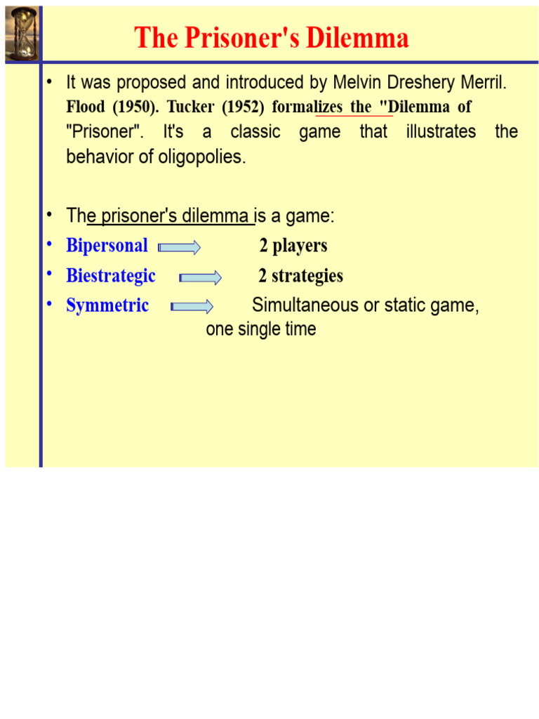 The Prisoner's Dilemma | PDF | Microeconomics | Economics Of Uncertainty