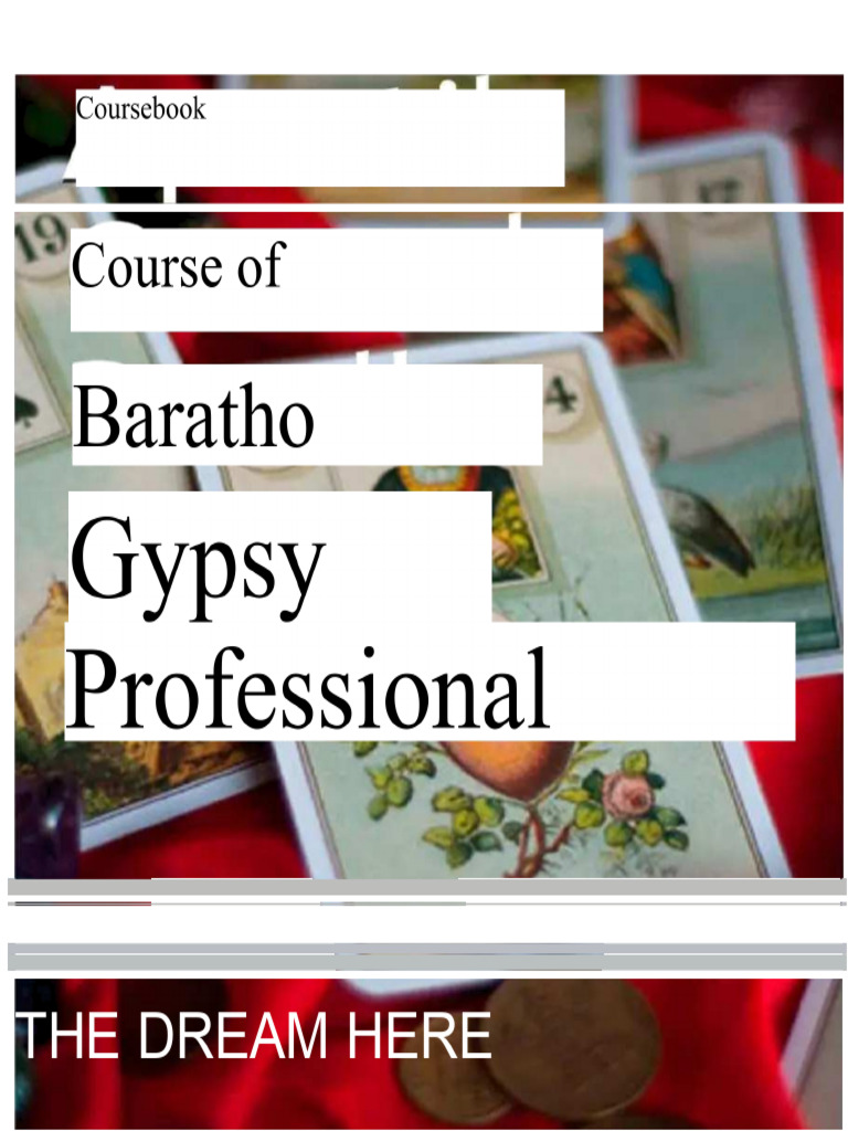 Gypsy Tarot Course: Unlocking Intuition | PDF | Divination | Wisdom