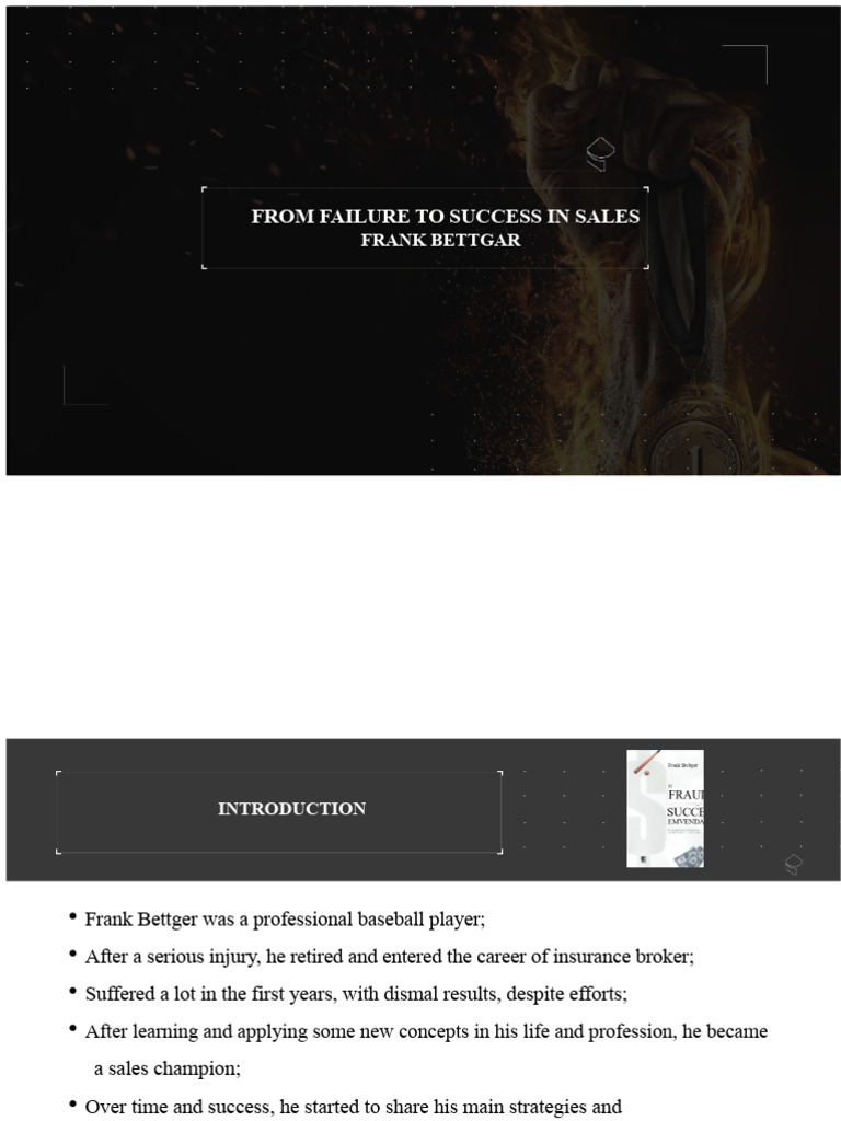 Sales Success Strategies by Frank Bettger | PDF | Sales | Human ...