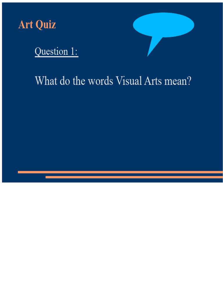Art Quiz 6th 5th | PDF | Expressionism | Vision