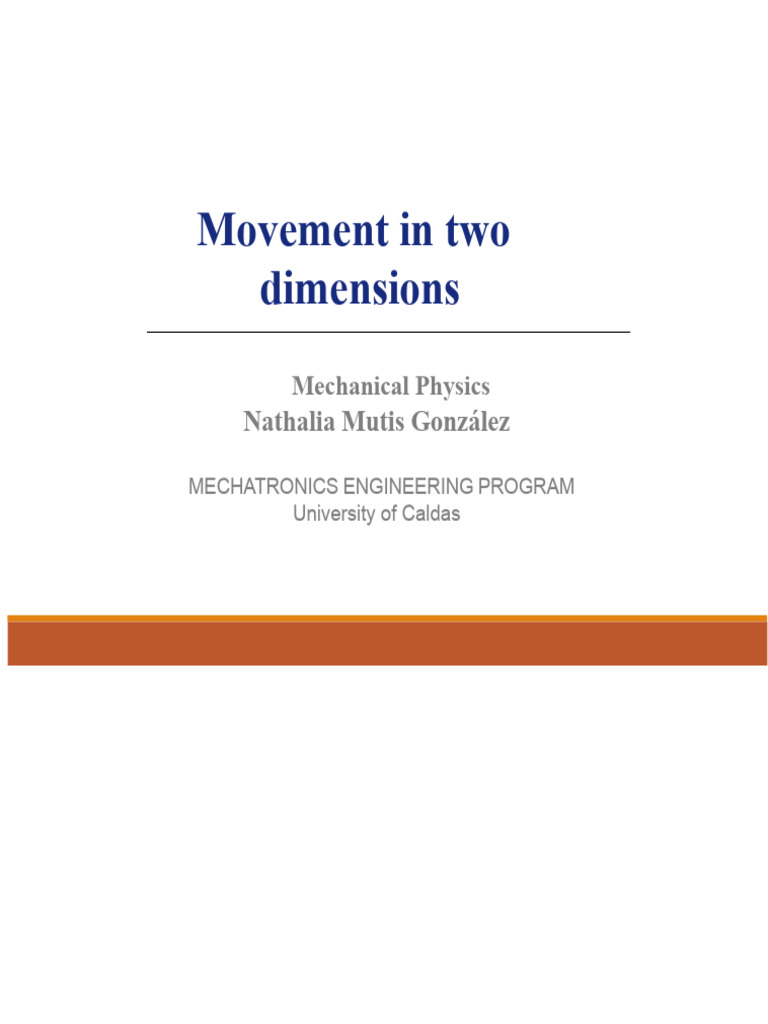 Two-Dimensional Motion Analysis | PDF | Acceleration | Velocity