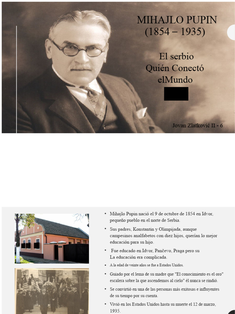 Mihajlo Pupin | PDF | Serbia