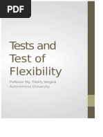 Flexibility Tests and Measurement Results | PDF | Anatomical Terms Of ...