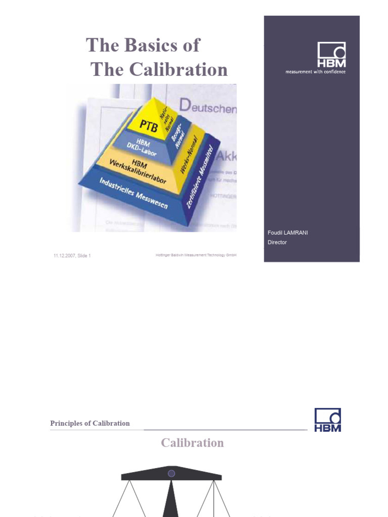 Fundamentals of Calibration Techniques | PDF | Calibration | Metrology