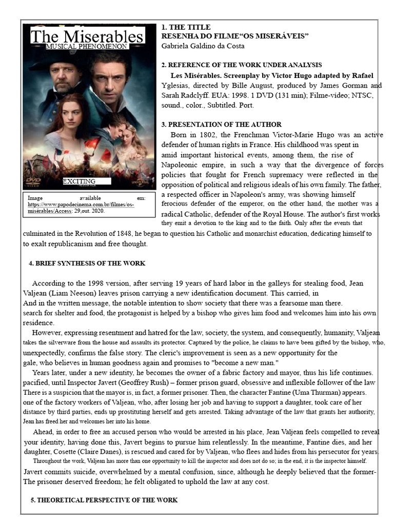 9th LP Activity 1 - Genre Critical or Opinion Review - Critical ...