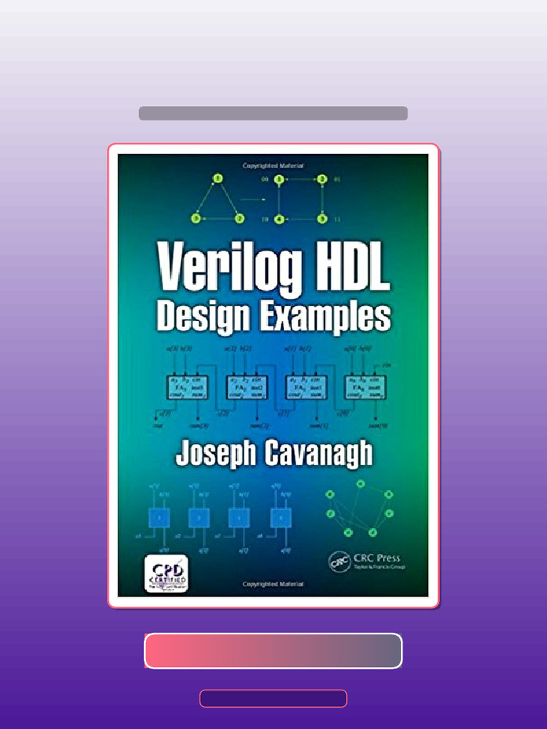 Test Bank of Verilog HDL Design Examples 1st Cavanagh eBook and ...