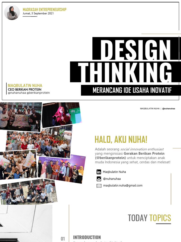 Design Thinking untuk Inovasi Bisnis | PDF