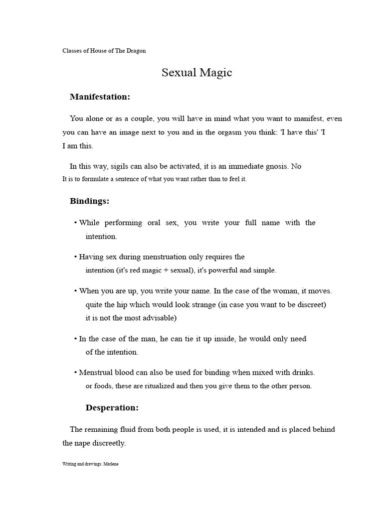 Sexual magic - SUS | PDF | Intimate Relationships | Sex