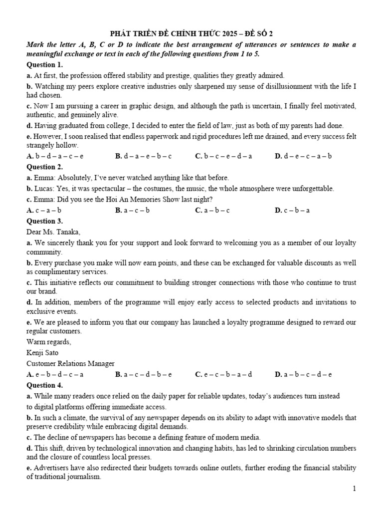 Sentence Arrangement and Climate Impact Analysis | PDF | Climate Change ...