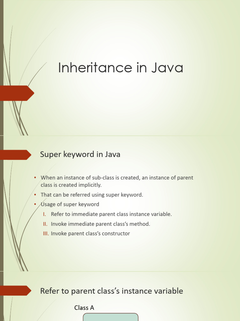 Lecture 9 Inheritance-II | PDF | Constructor (Object Oriented ...