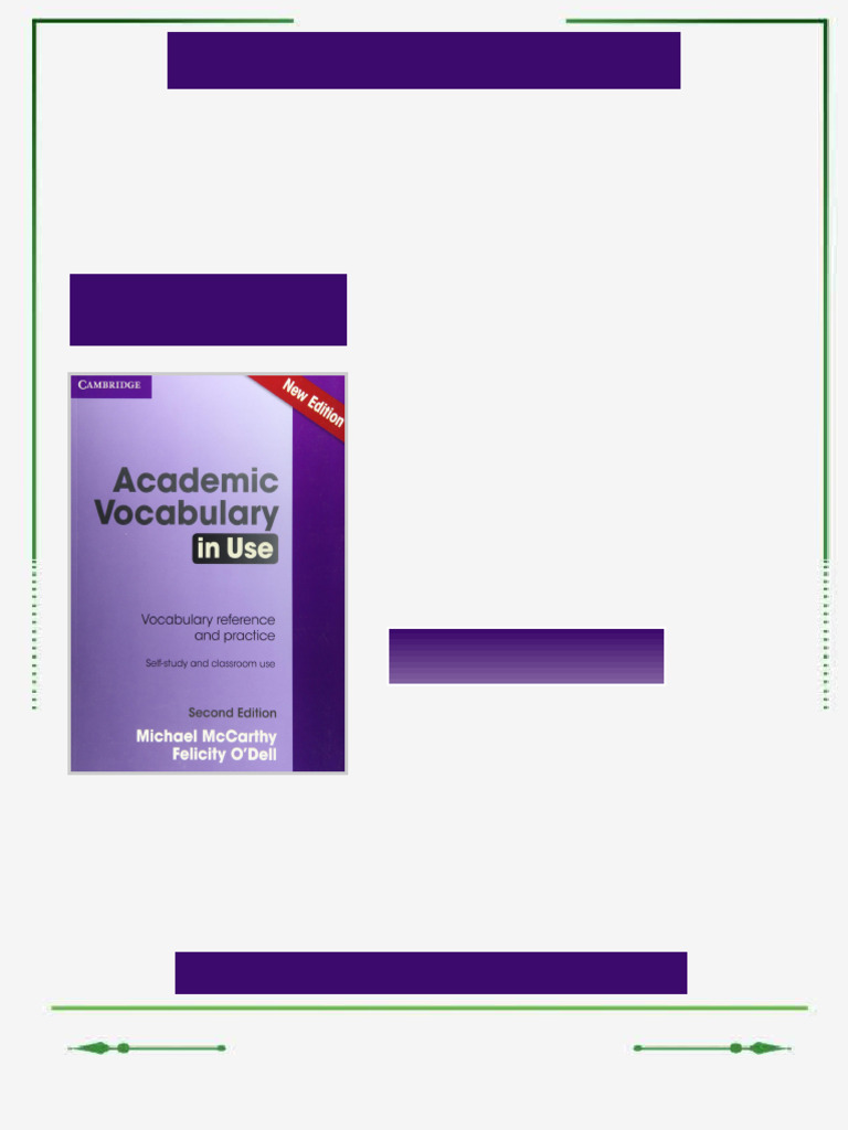 Academic Vocabulary in Use Edition with Answers Michael Mccarthy ebook ...