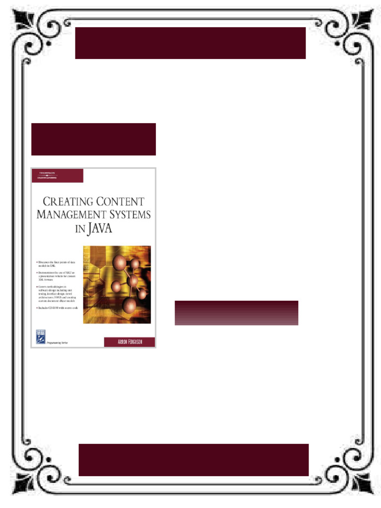 Creating content management systems in Java 1st Edition Arron (Arron ...