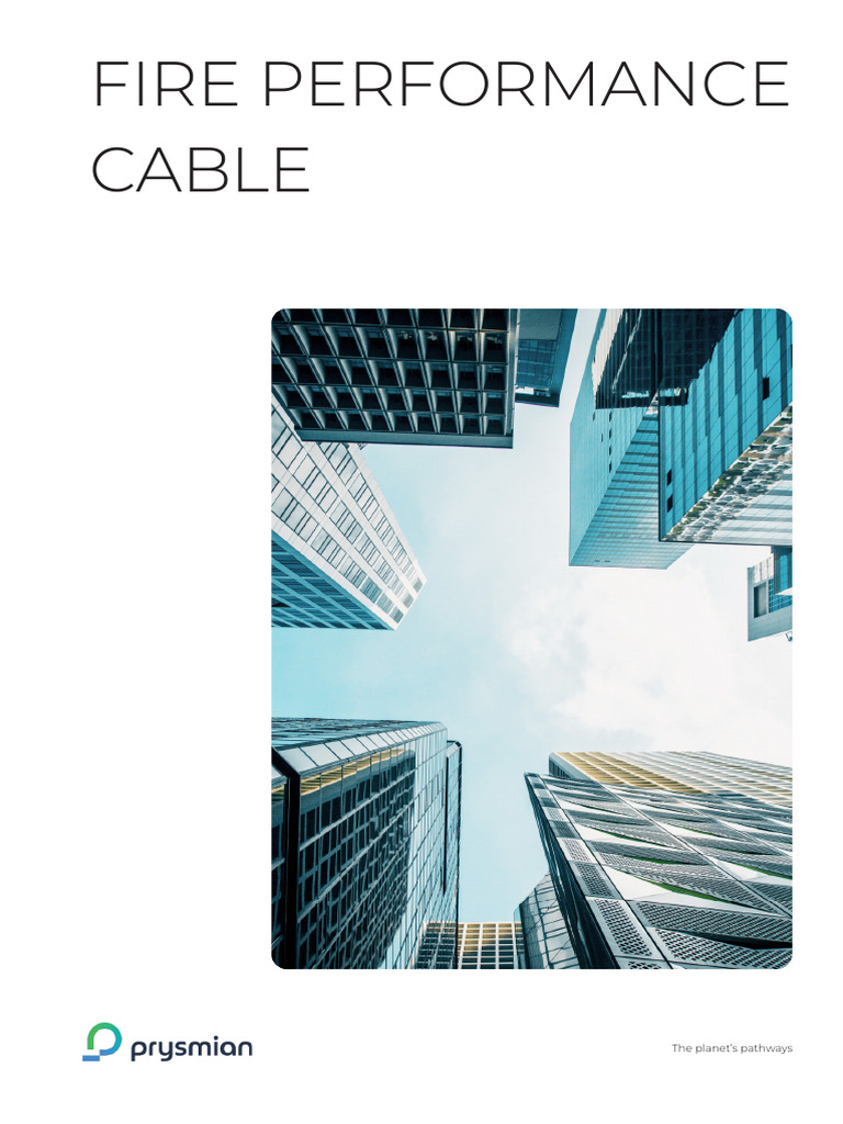 241218 - Prysmian Fire Performance Cabl | PDF | Insulator (Electricity ...