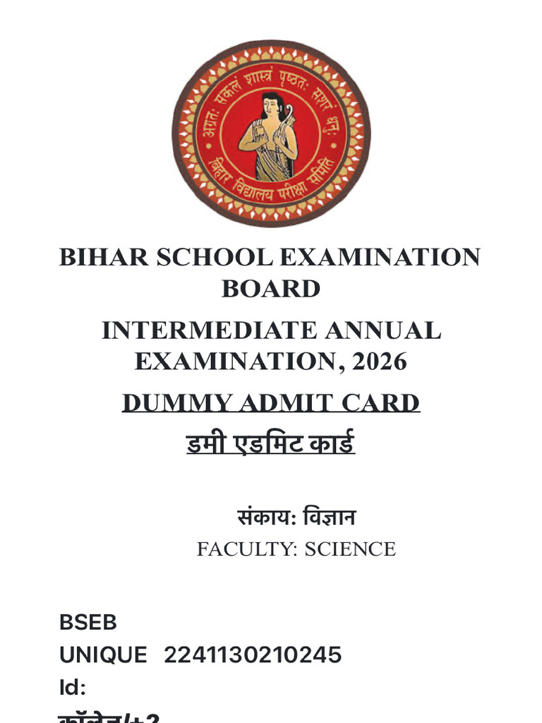 Admit Cards | PDF