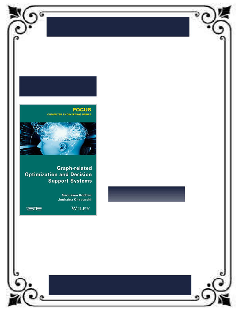 Graph related Optimization and Decision Theory 1st Edition Saoussen ...
