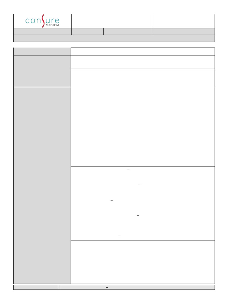 SOP0009-01 - (Device Master Record, DMR) | PDF | Specification ...