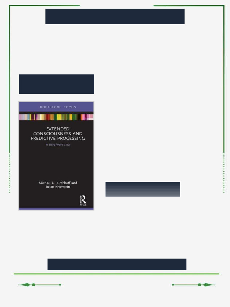 Extended Consciousness and Predictive Processing A Third Wave View ...