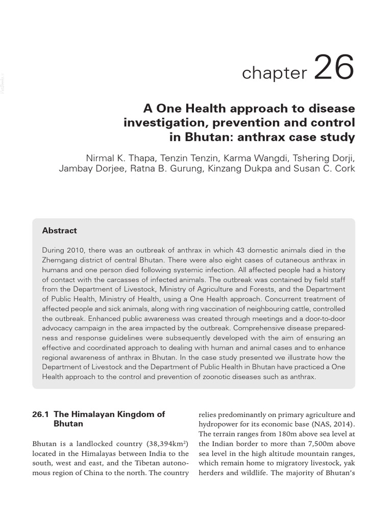 One Health Case Studies (VetBooks.ir) 1 418 348 357 | PDF | Anthrax ...