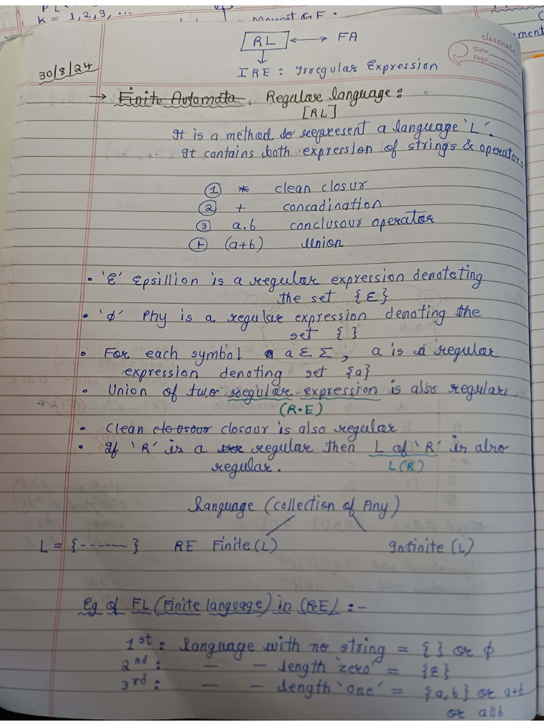 2-AFL Notes (After Min DFA) | PDF