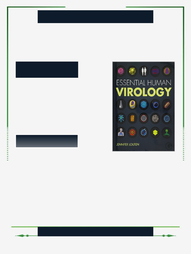 Essential Human Virology 1st Edition Jennifer Louten complete full ...