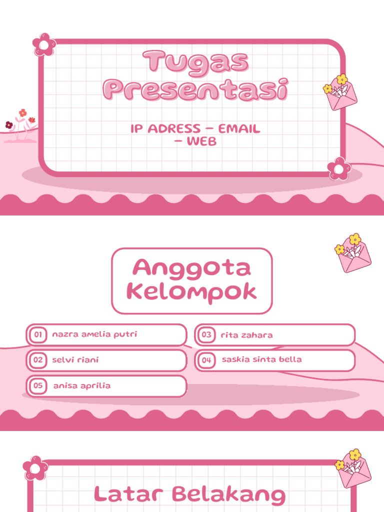 Pink Pixelation Presentasi Makanan | PDF