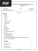 CBSE Class 10 Math Formula Sheet 2026 | PDF