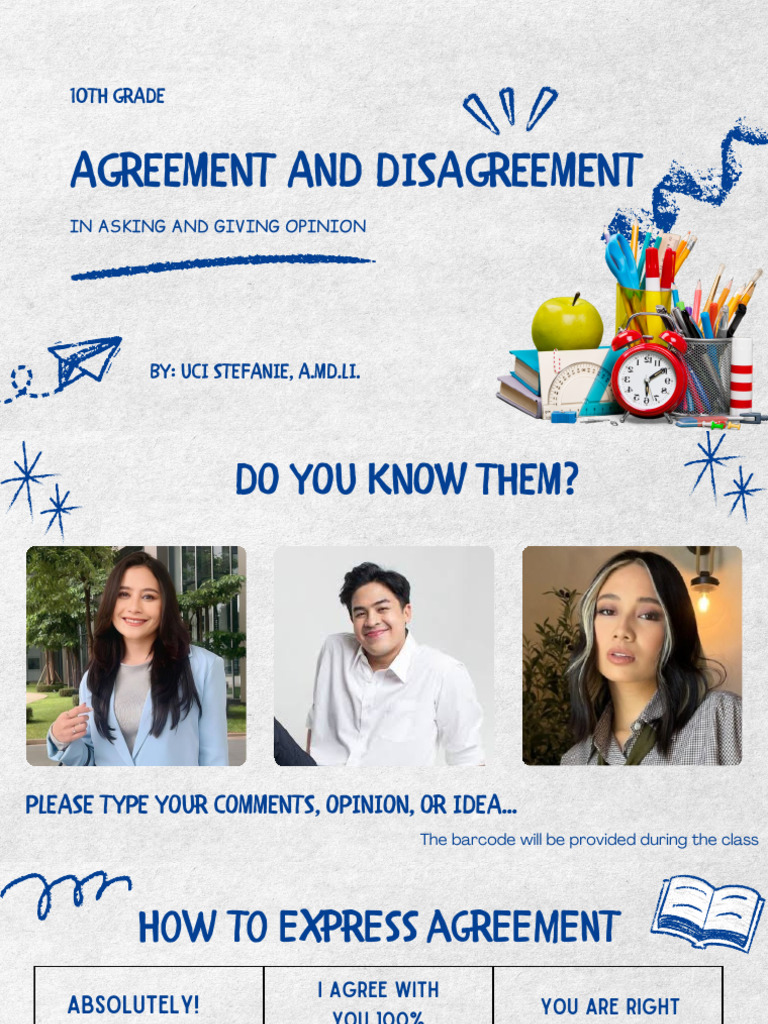 Agreement and Disagreement 2 | PDF
