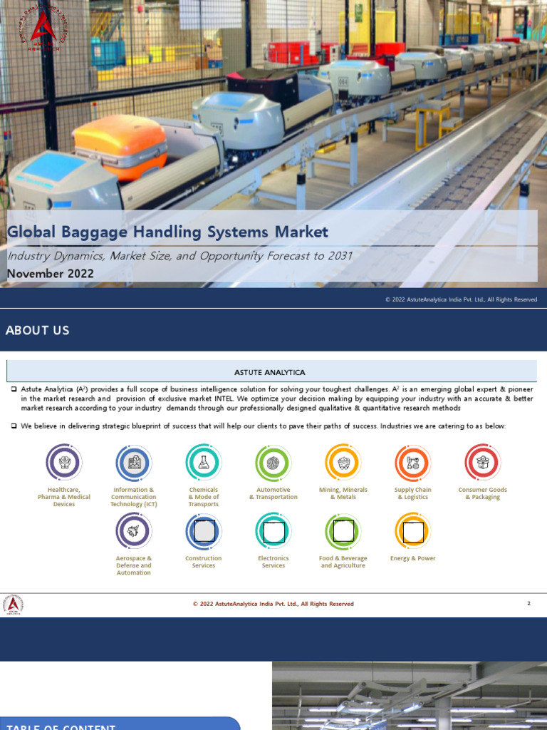 Global Baggage Handling System Market | PDF | Methodology | Data