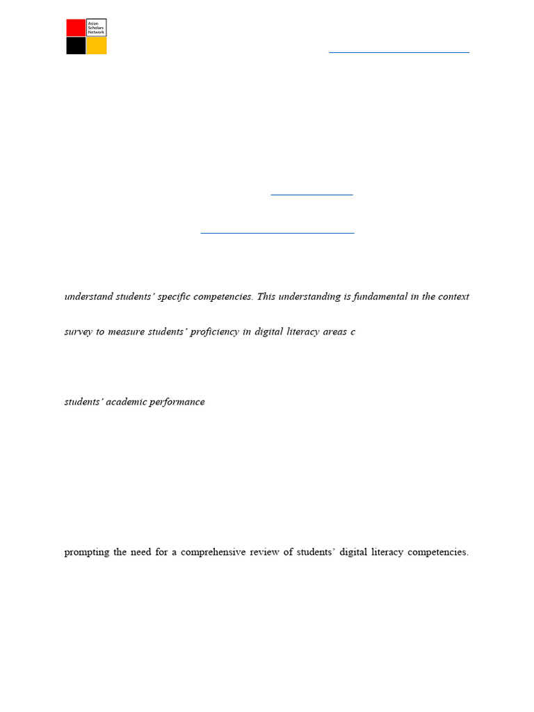 IJARES Vol 7-3-20 Navigating The Digital Landscape | PDF | Literacy ...