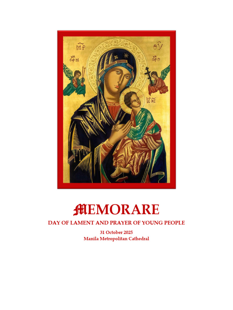 Memorare - Rosary and Candlelighting-Revised | PDF