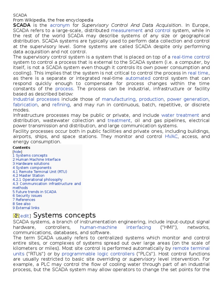 Scada | PDF