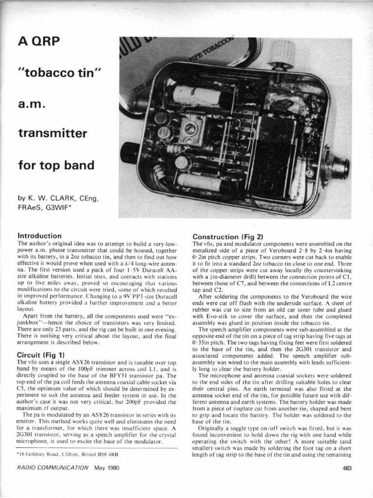 QRP TX | PDF