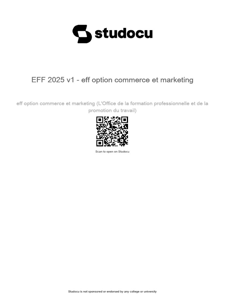 EFF 2025: Commerce & Marketing Guide | PDF