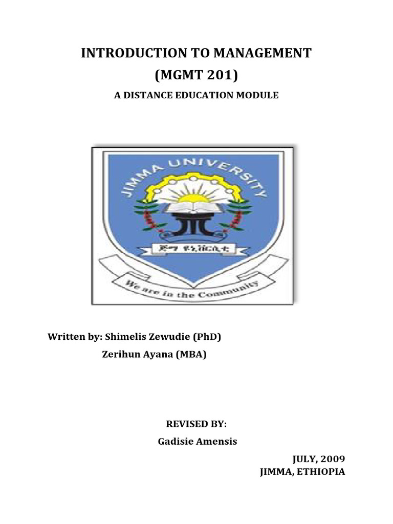 Introduction to Managment Module Final | PDF | Goal | Skill